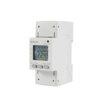 China Digital single phase LCD din rail energy meter with Modbus protocol for sale
