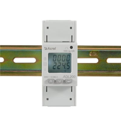 China DIN35mm Acrel Din Rail Energy Meter Digital Single Phase LCD MID for sale