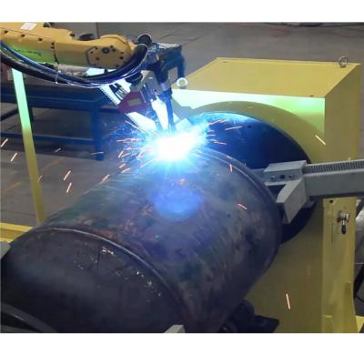 China Tank Vessel Automatic Welding 6 Axis MIG Cat Laser Welding Robot Machine For Tube Tank for sale