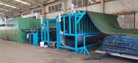 China 130mm Artificial Grass Production Line Turf Back Glue Machine 4m TPR TPE for sale