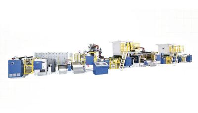 China Duplex Co Extrusion Coating Lamination Line 200m / Min 1450mm for sale