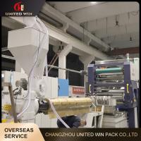 China Flat Yarn Tape Extrusion Stretching Line For PE PP Woven Bag 250m/Min for sale