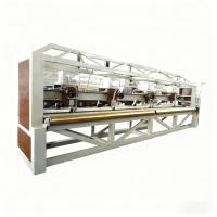 China PVC Tarpaulin Welding Machine Multi Head Structure 100m Min Plastic Tarpaulin Making System for sale