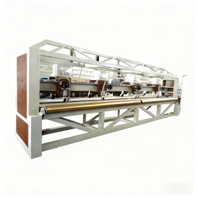 China PVC Tarpaulin Welding Machine Multi Head Structure 100m Min Plastic Tarpaulin Making System for sale