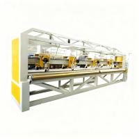 China 100m Min PVC Tarpaulin Welding Machine Multi Head Design Plastic Tarpaulin Making Equipment for sale