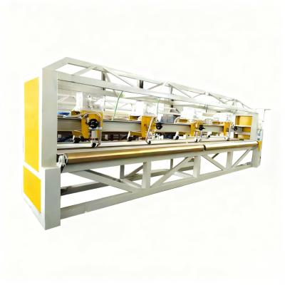China 100m Min PVC Tarpaulin Welding Machine Multi Head Design Plastic Tarpaulin Making Equipment for sale