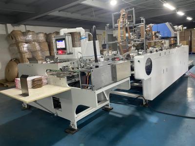 China High Speed Efficient Paper Handle Pasting Machine For Paper Bags for sale