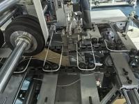 China 88 Automatic Twisted Rope Paper Handle Pasting Machine High Efficiency Stable Operation for sale