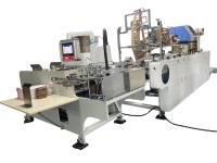 China High Efficiency 888 Automatic Flat Paper Handle Pasting Machine Stable Output Strong Adhesion For Paper Handle Production Line for sale