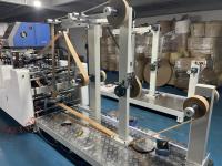China High Speed 888 Automatic Flat Paper Handle Pasting Machine Continuous Running For Paper Handle Line for sale
