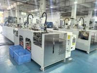 China High Efficiency 168 Automatic 2 Robot Arms Twisted Rope Paper Handle Pasting Machine Stable Output for Paper Handle Line for sale