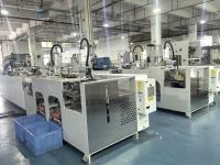 China Automatic 168 2 Robot Arms Twisted Rope Paper Handle Pasting Machine High Speed Bonding for Paper Bag Production for sale