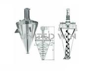 China 30kw 32rpm Single Cone Spiral Belt Dryer Full Closed Freeze Dry Vacuum Chamber for sale