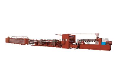 China Three Layer PP Tape Extrusion Line For Mesh Bag Strap 800mm for sale