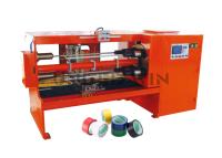 China Bopp Adhesive Tape Double Knife Four Shaft Cutting Machine Manufacturer for sale