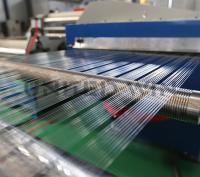 China Single Spindle Winding PP PE Flat Yarn Tapes Extrusion Line For Woven Sack for sale