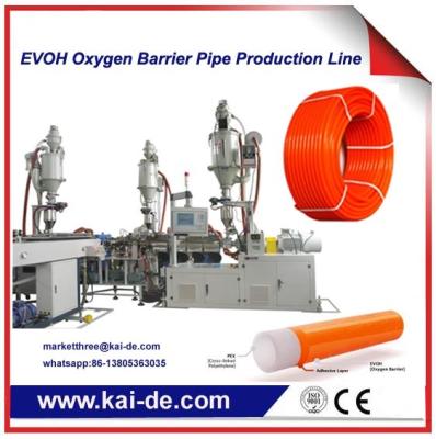 China 3 layer PERT/EVOH Oxygen Barrier Composite Pipe Extruder Machine China supplier for sale