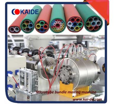China Air blowing Telecommunication PE microduct  production line 5/3.5mm, 10/8mm,12/10mm for sale