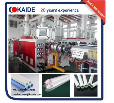 China Single screw extruder for PPR pipe making 20-110mm 3 layer for sale