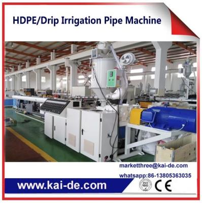 China Plastic pipe extrusion machine for irrigation hose KAIDE for sale