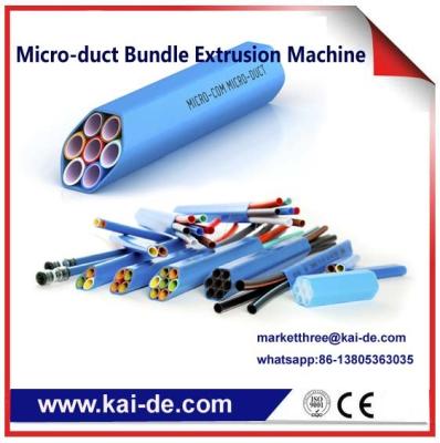 China PE  microduct extrusion machine 5/3.5mm, 10/8mm,12/10mm   Air blowing Telecommunication Cable Installation for sale