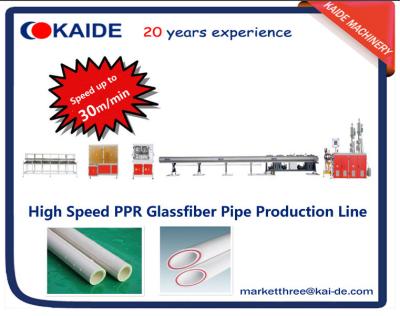 China PPR Glassfiber Pipe  Production Machine high Speed 30m/min for sale