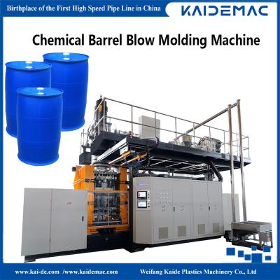 China Blue Chemical Barrel/Water Drum Making Blow Molding Machine Two layer Type for sale