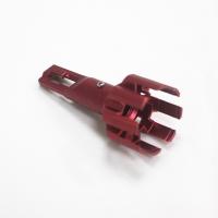 China LED Light Aluminum CNC Machining Parts , Red Anodized CNC Machining Parts for sale