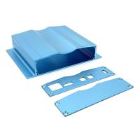China Blue Sand Blast CNC Aluminum Enclosure For Electronics Anti Rust for sale