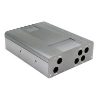 China ISO9001 Extruded CNC Aluminum Enclosure Profile Anodizing Grey Blast Sand for sale