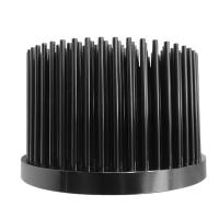 China Extruded Cold Forging Heat Sink Diameter 120mm For 50W LED Light for sale