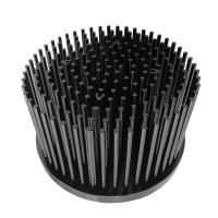 China Extruded Cold Forging Heat Sink Diameter 120mm For 50W LED Light for sale