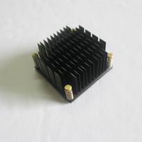China Durable Antirust Black Anodized Heat Sink , Anti Corrosion Cold Forging Heatsink for sale
