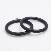 China Electroplate Black Zinc Alloy Die Casting Parts Ring Practical Anti Corrosion for sale