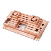 China Anticorrosive Zinc Alloy Die Casting Parts Enclosure With Plating Gold Surface for sale