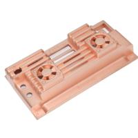 China Anticorrosive Zinc Alloy Die Casting Parts Enclosure With Plating Gold Surface for sale