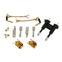 China Switch Electrical CNC Stamping Parts Copper For Silver Contact Rivet for sale