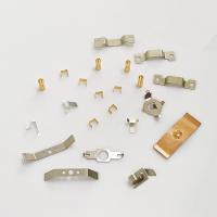 China Switch Electrical CNC Stamping Parts Copper For Silver Contact Rivet for sale