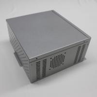 China Anti Corrosion Precision Sheet Metal Parts , Painting Grey Extruded Aluminium Housing for sale