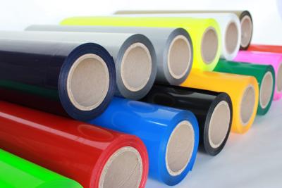 China PES Adhesive Film Copolyester Hot Melt Glue for HTV - 0.05mm to 0.12mm Thickness with 130-145℃ Press Temperature for sale
