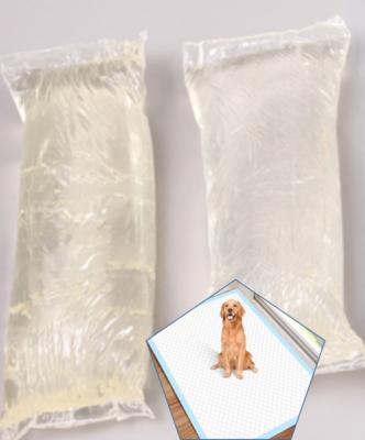 China PSA Pressure Sensitive Adhesive for Pet Training Pad Raw Material for sale