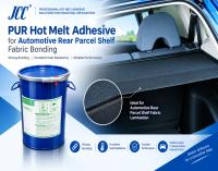 China Moisture Curing Reactive PUR Hot Melt Adhesive for Automotive Parcel Shelf Fabric Lamination for sale