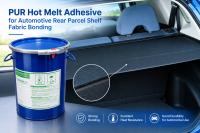 China Moisture Curing Reactive Automotive PUR Hot Melt Adhesive for Rear Parcel Shelf Fabric Nonwoven Lamination for sale