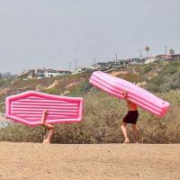 China Customized PVC Inflatable Coffin Swimming Pool Float 180cm Long 0.25mm Thickness for sale