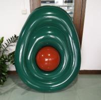 China Inflatable Green Avocado Pool Float 160x125cm PVC Water Buoy Toy for Pool Fun for sale