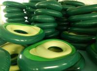 China Inflatable Green Avocado Pool Float 160x125cm PVC Water Buoy Toy for Pool Fun for sale