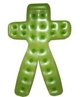 China Custom Inflatable Human Body Shape Pool Float 274cm PVC for Sale for sale