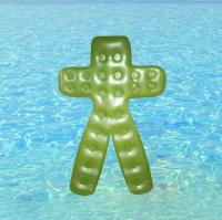 China Custom Inflatable Human Body Shape Pool Float 274cm PVC for Sale for sale