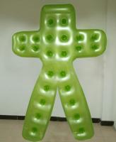 China Custom Inflatable Human Body Shape Pool Float 274cm PVC for Sale for sale