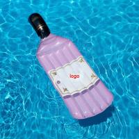 China Custom Giant Inflatable Bottle Pool Float 0.25mm PVC 3 Year Warranty for sale